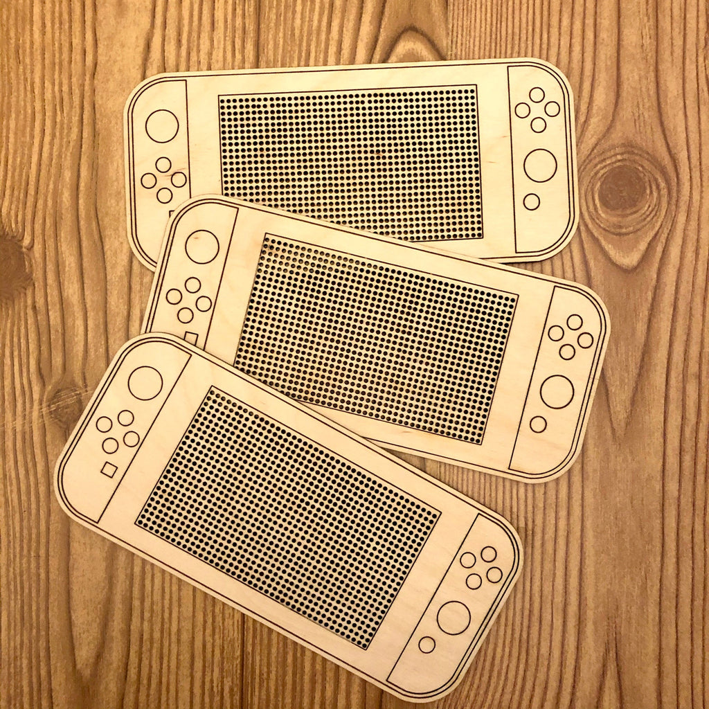 Stitchable Wooden Video Game Handheld Console – Snarky Crafter Designs