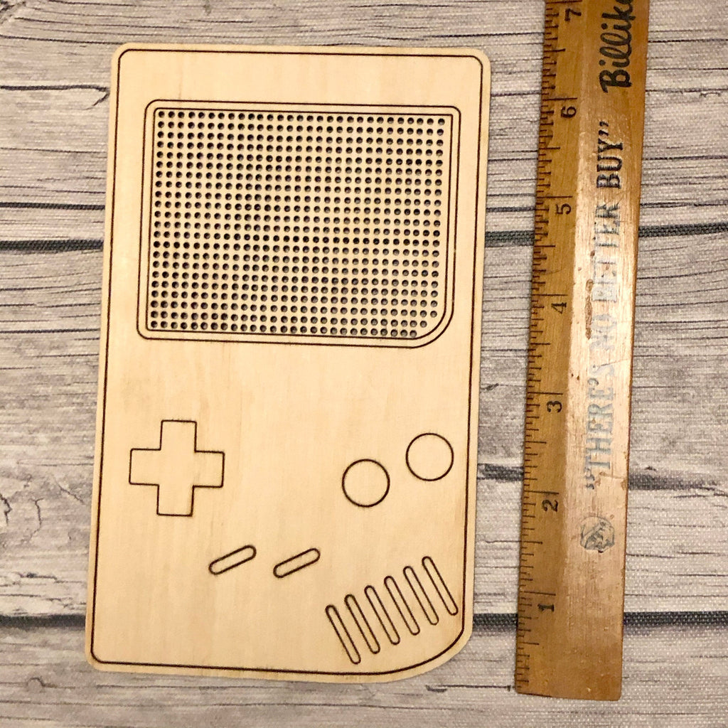 Stitchable Wooden Retro Video Game Handheld Console – Snarky Crafter ...