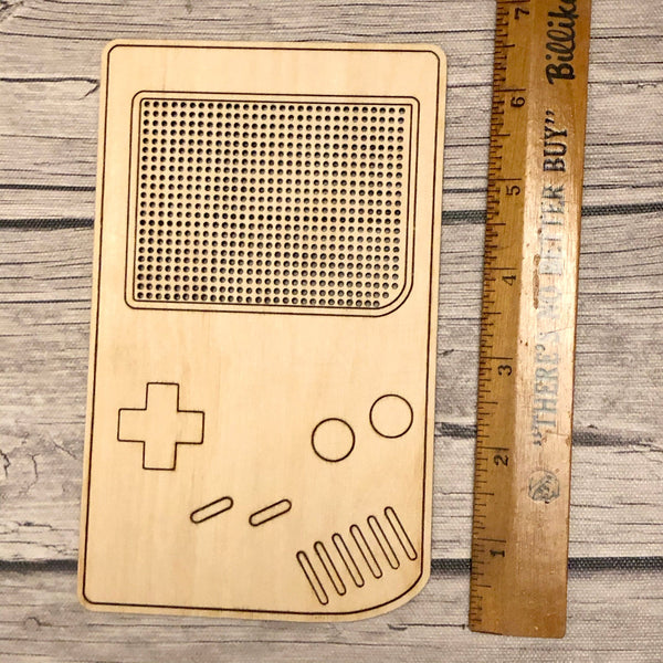 Stitchable Wooden Retro Video Game Handheld Console – Snarky Crafter ...