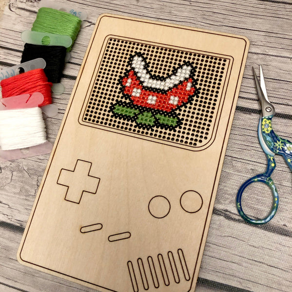 Stitchable Wooden Retro Video Game Handheld Console – Snarky Crafter ...