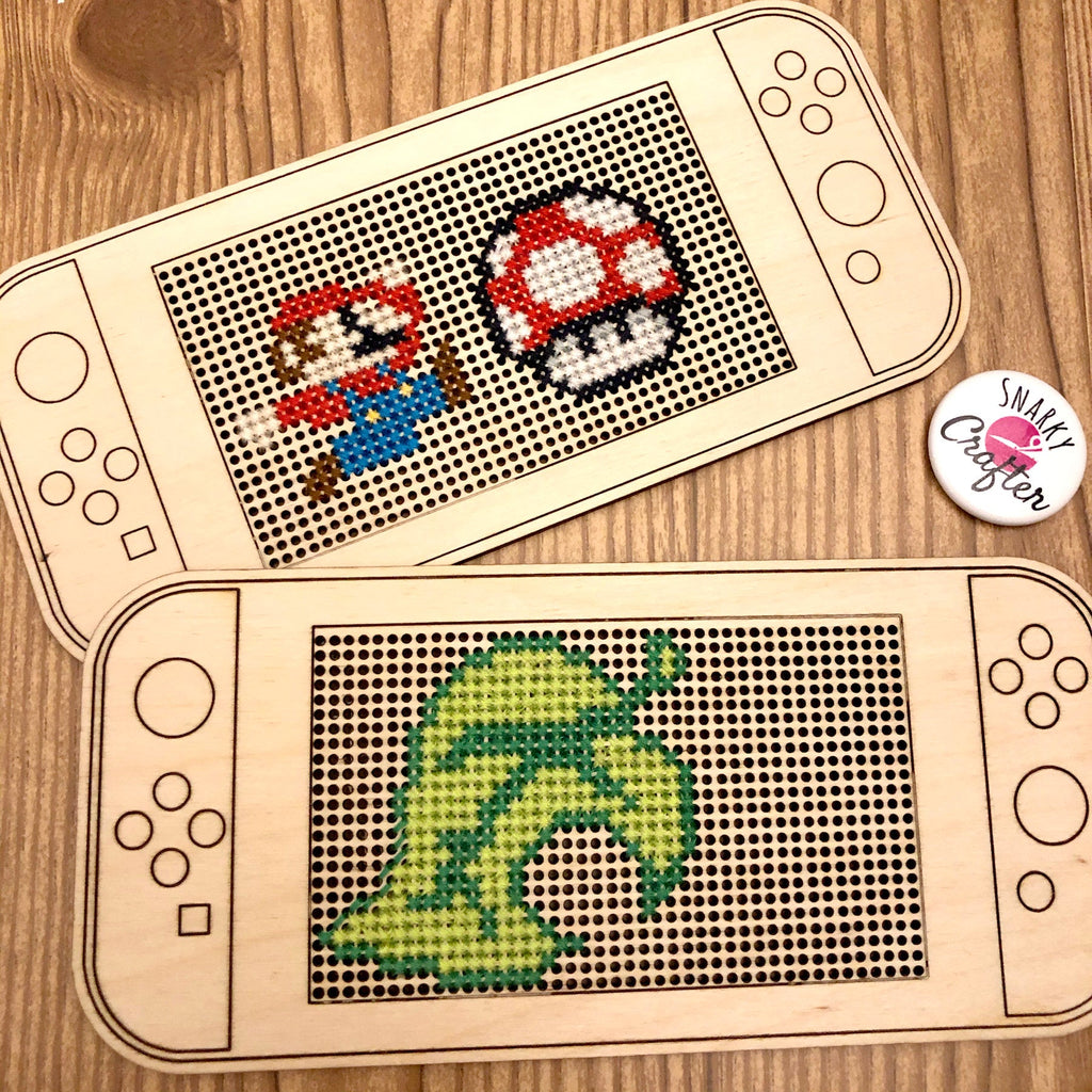 Stitchable Wooden Video Game Handheld Console – Snarky Crafter Designs