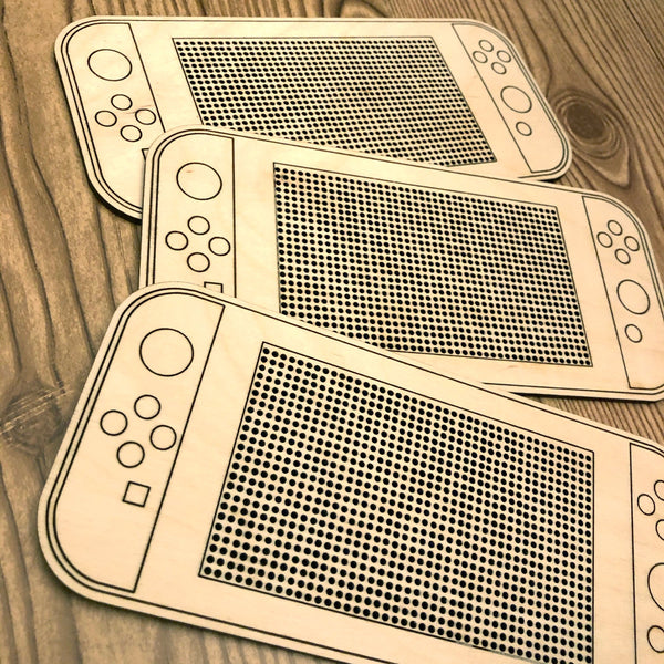 Stitchable Wooden Video Game Handheld Console – Snarky Crafter Designs
