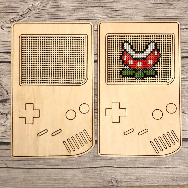 Stitchable Wooden Retro Video Game Handheld Console – Snarky Crafter ...