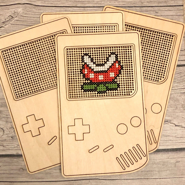 Stitchable Wooden Retro Video Game Handheld Console – Snarky Crafter ...