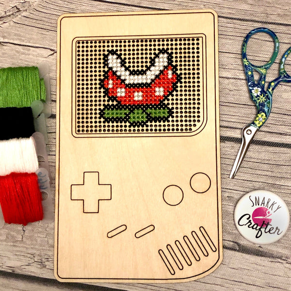 Stitchable Wooden Retro Video Game Handheld Console – Snarky Crafter ...