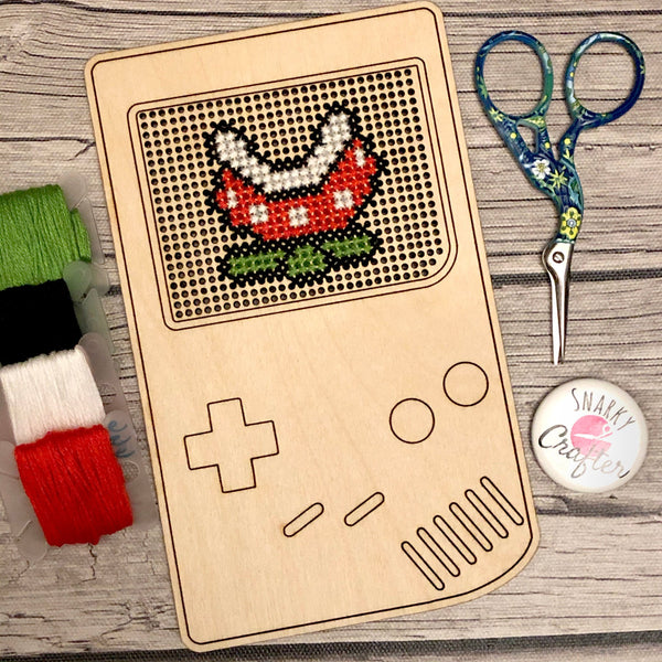 Stitchable Wooden Retro Video Game Handheld Console – Snarky Crafter ...